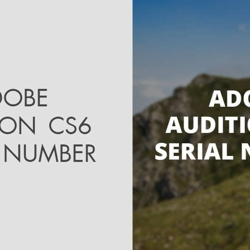 Stream Adobe Audition Cs6 Serial Number Key Generator by Denine Laurent ... Stream Adobe Audition Cs6 Serial Number Key Generator by Denine Laurent ...