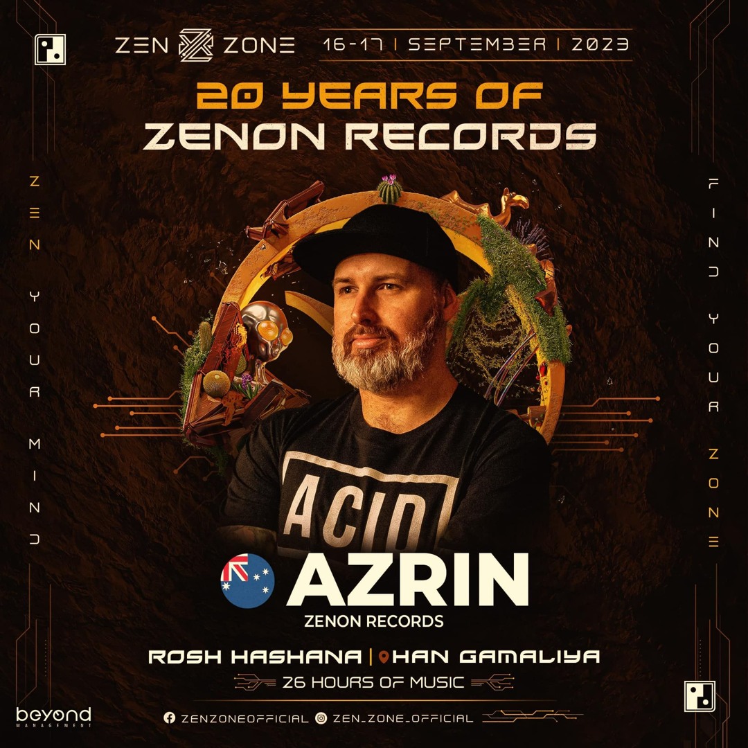 Stream Azrin @ ZenZone, Israel [Zenon Records 20yr Anniversary] by ...