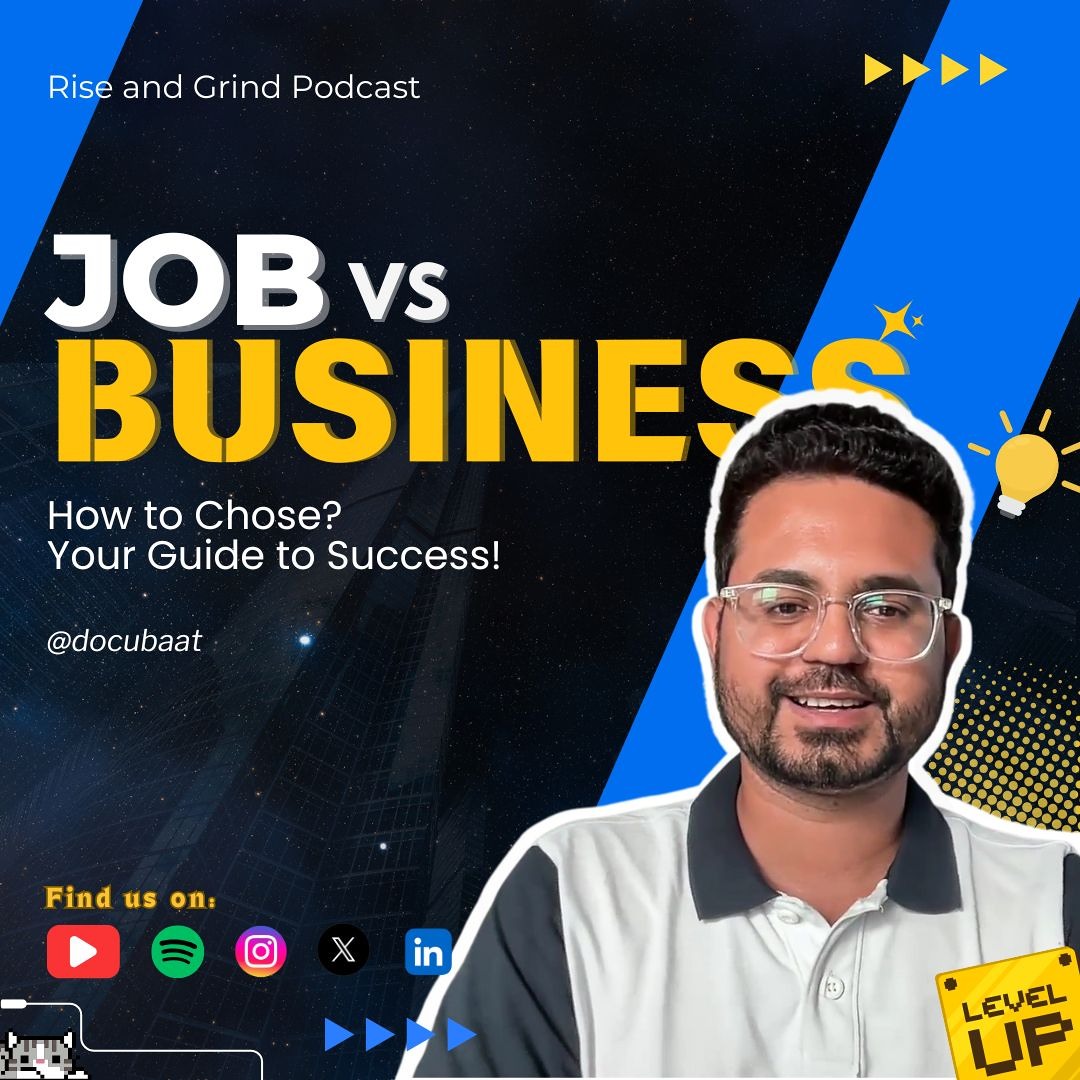 Stream episode Job Vs Business - How To Choose? by Docubaat Talks ...