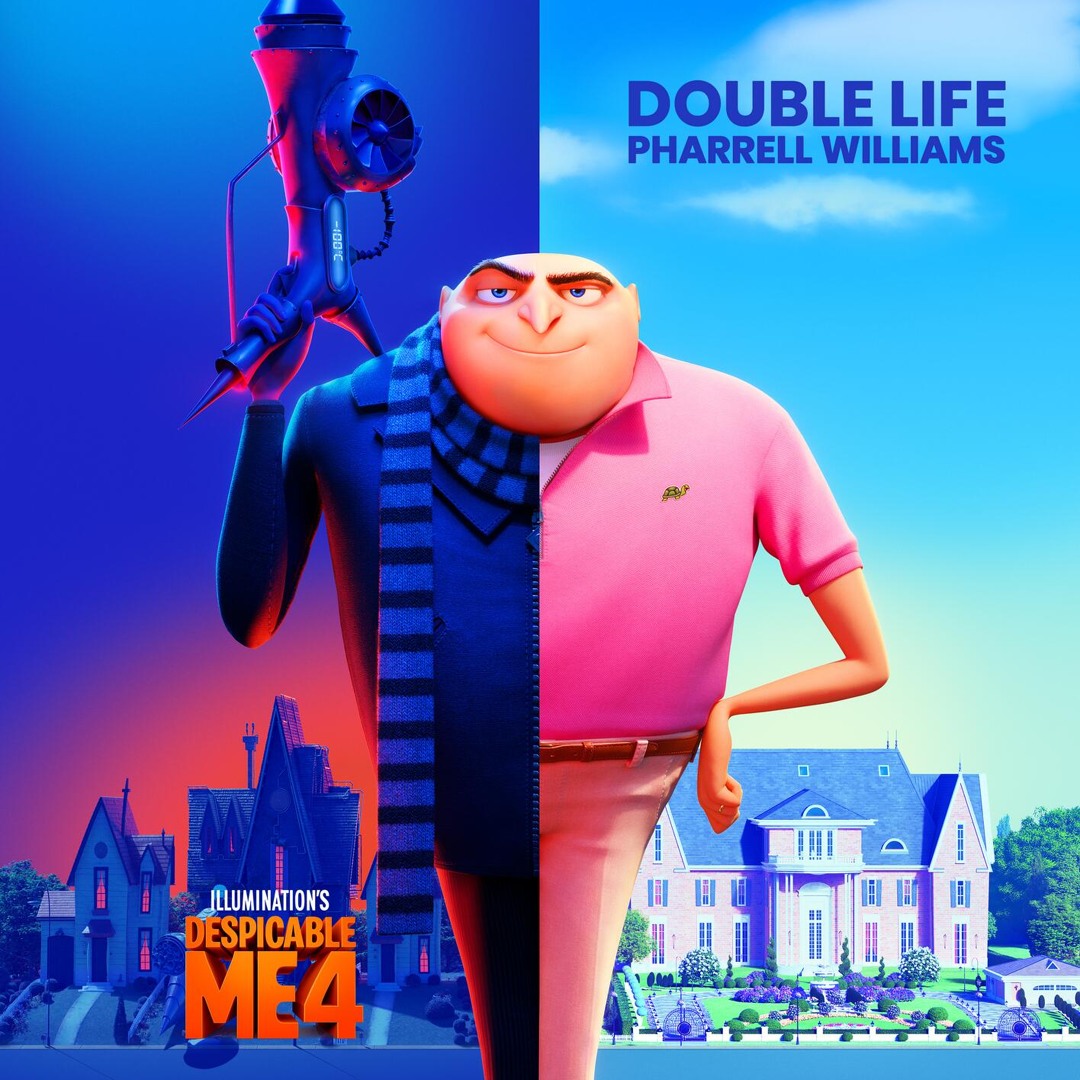 Listen to Double Life (From "Despicable Me 4") by Pharrell Williams in hip hop playlist online ...