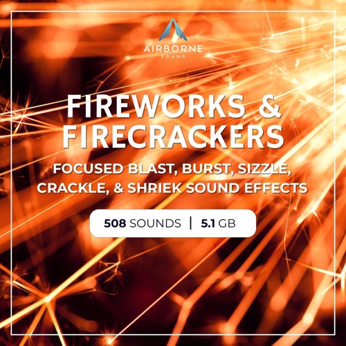 Stream Fireworks And Firecrackers Sound Library Audio Preview Montage ...