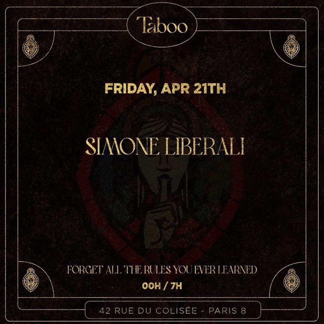 Stream Simone Liberali @ Taboo - Paris 2023 by Simone Liberali | Listen ...