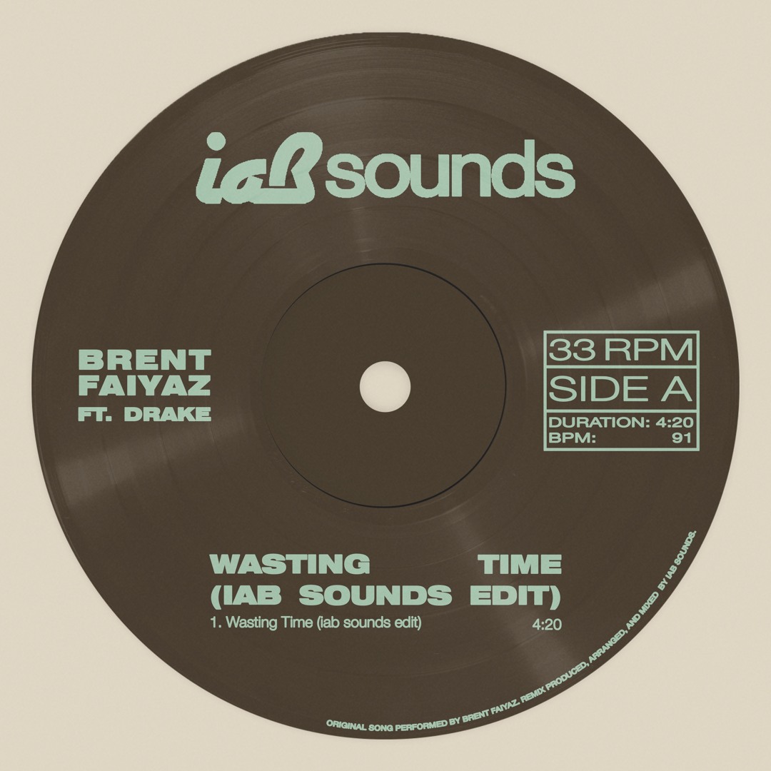 Stream Wasting Time (iab sounds® edit) - Brent Faiyaz ft. Drake by iab ...
