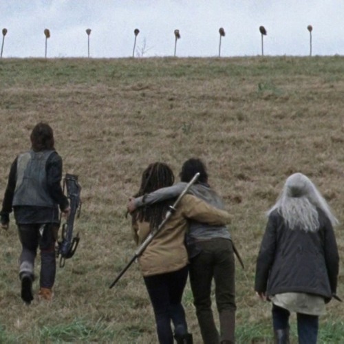 Stream the walking dead pikes and speech S9E15 (Enid's death) by ...
