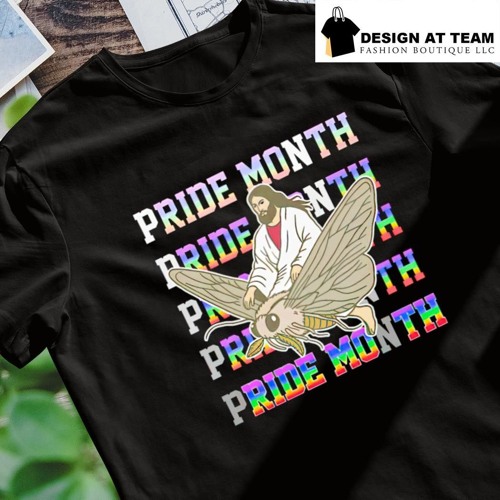 Stream Jesus pride month ride moth shirt by DesignAT Shop | Listen ...