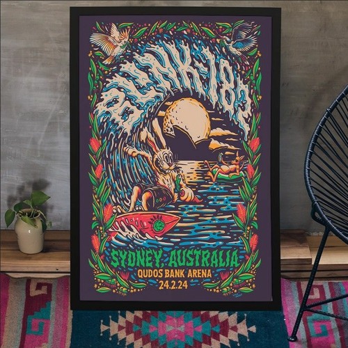 Stream Blink-182 Feb 24th 2024 Sydney, Aus Poster by Hoolatee | Listen ...