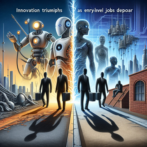 Stream episode Meta's AI Split: Innovation Triumphs as Entry-Level Jobs ...