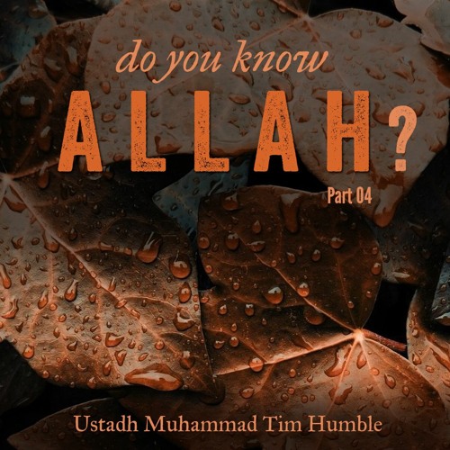 Stream Purification #04: Do You Know Allah? - Ustadh Muhammad Tim ...