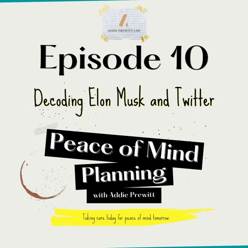 Stream episode Episode 10 - Decoding Elon Musk & Twitter by Addie ...