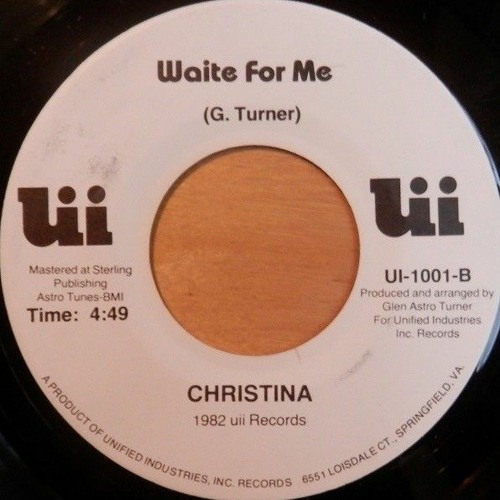 Stream CHRISTINA - Waite For Me [UII Rec] 1982 7'' by Alex .T. Go 🍩 ...