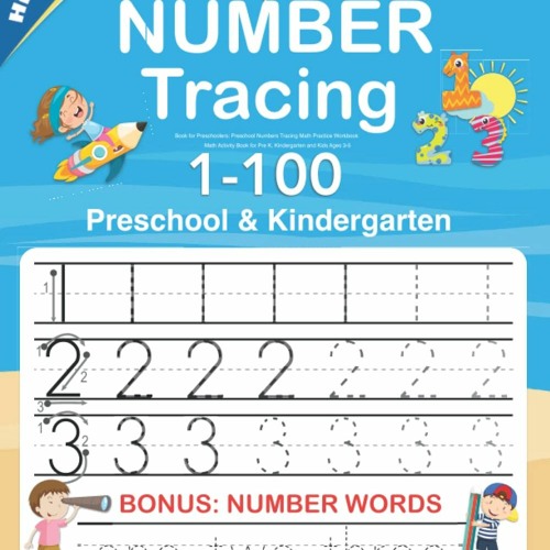 Stream [READ] Number Tracing book for Preschoolers: Preschool Numbers ...