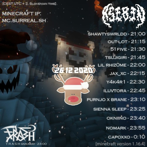 Stream NOMARK NEBESA MINECRAFT RAVE 2 SET (26.12.2020) by aseben ...
