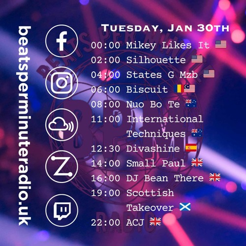 Stream Biscuit - Tuesday DnB Crunch - Live On Beats Per Minute Radio 30 ...