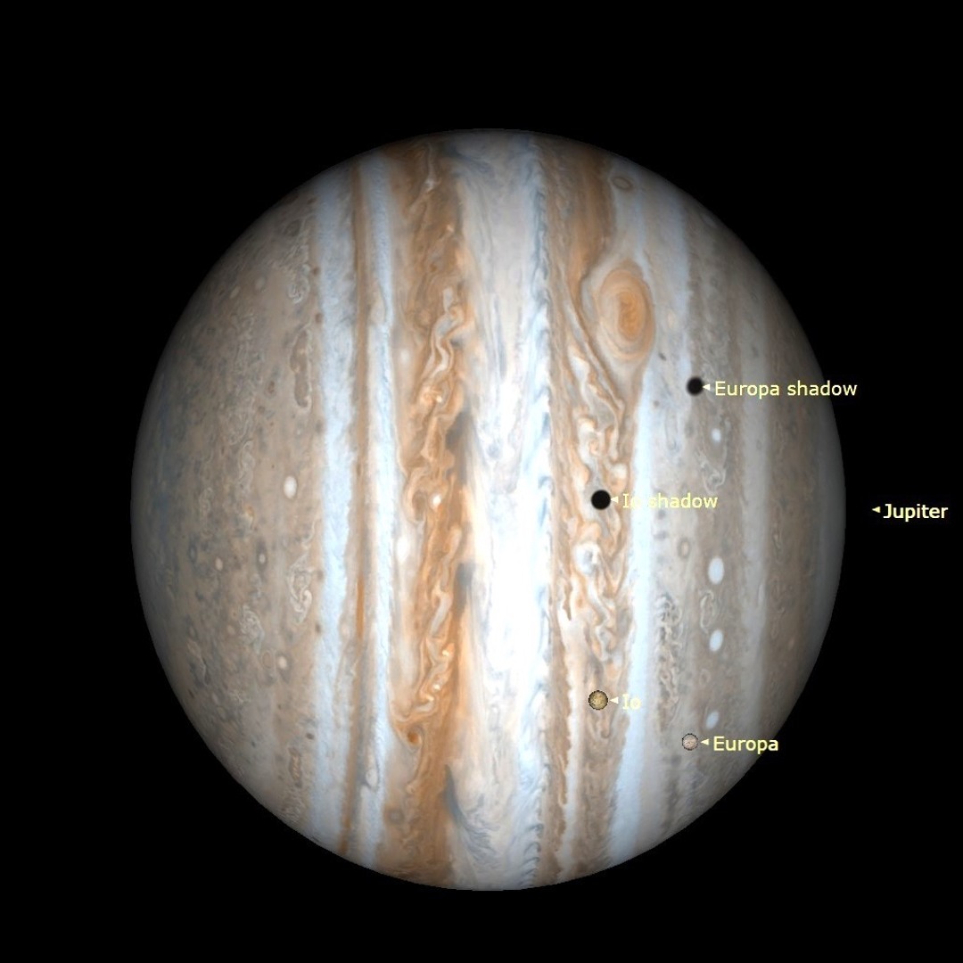 Stream episode 3.5 Two Shadows and the Great Red Spot on Jupiter! by ...