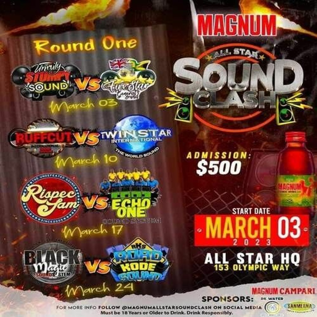 Stream Unruly Stumpy Vs Five Star General 3/23 (Magnum All Star Sound ...