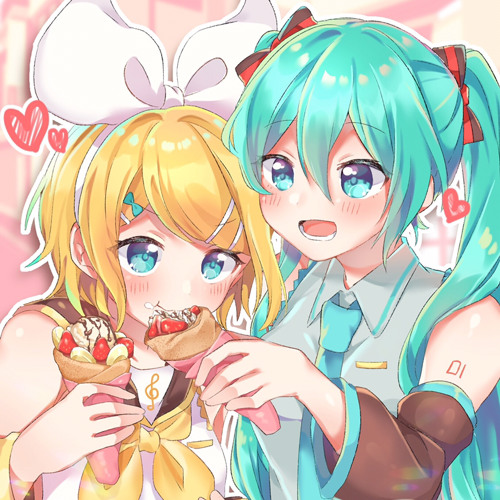 Miku Hatsune And Rin Kagamine