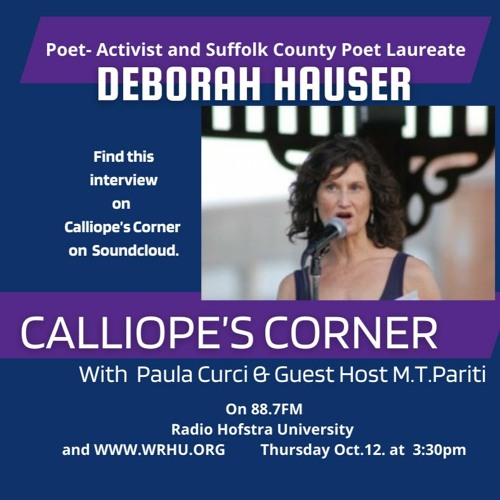 Stream Deborah Hauser Suffolk County Poet Laureate with Paula Curci and ...