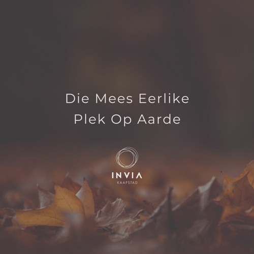 Stream Die Mees Eerlike Plek Op Aarde met Johan Beukes by InVia ...