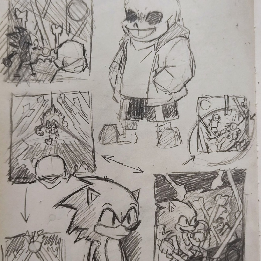 Stream fnf sonic vs sans wip remix by myakish archive | Listen online ...