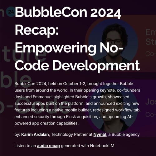 Stream BubbleCon 2024 Recap by Karim A. | Listen online for free on SoundCloud