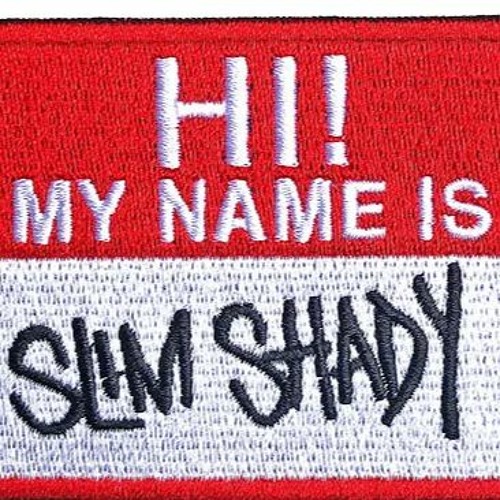Hi My Name Is Slim Shady Sticker