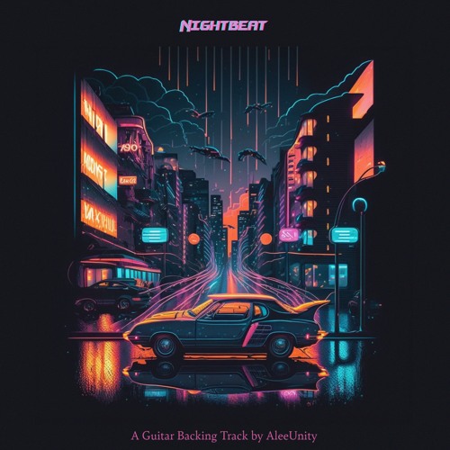 Stream 80’s Nightbeat Guitar Backing Track in Em (Extended Version) by ...
