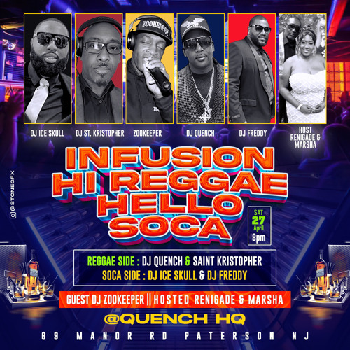 Stream INFUSION HI REGGAE HELLO SOCA PROMO MIX** Dj Freddy & Dj Ice ...