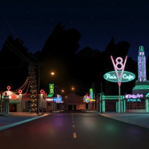 Stream Disney Pixar's Cars: Radiator Springs at Night by Tobias Garland ...