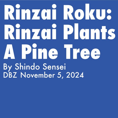Stream 2024.11.05 Rinzai Roku- Rinzai Plants A Pine Tree, By Shindo ...