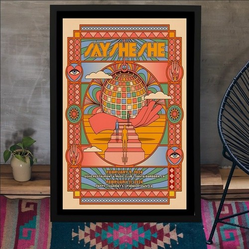 Stream Say She She Tour In Santa Barbara, CA 2-9-2024 Poster by ...