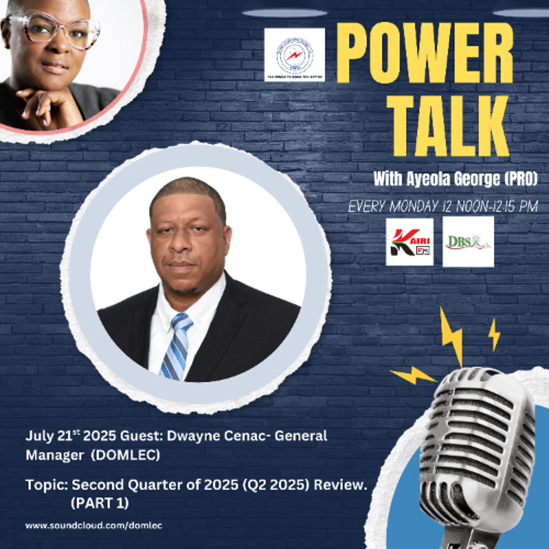 Stream DOMLEC_Power_Talk_20250721_Dwayne_Cenac_Q2_Highlights_PART_1 by ...