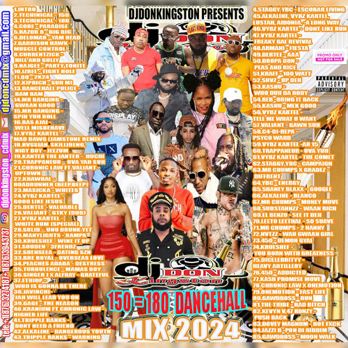 Stream Dancehall Mix 2024, 150 = 180 Ft Technical, Razor B, Garrison ...