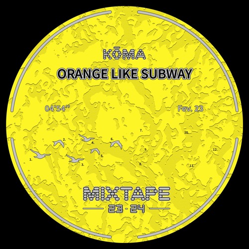 Stream Four Four Premiere: Kōma - Orange Like Subway [Mixtape 23-24] by ...