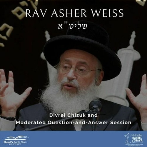 Stream Rav Asher Weiss - Highlights from Q&A with Darche Noam Alumni by ...