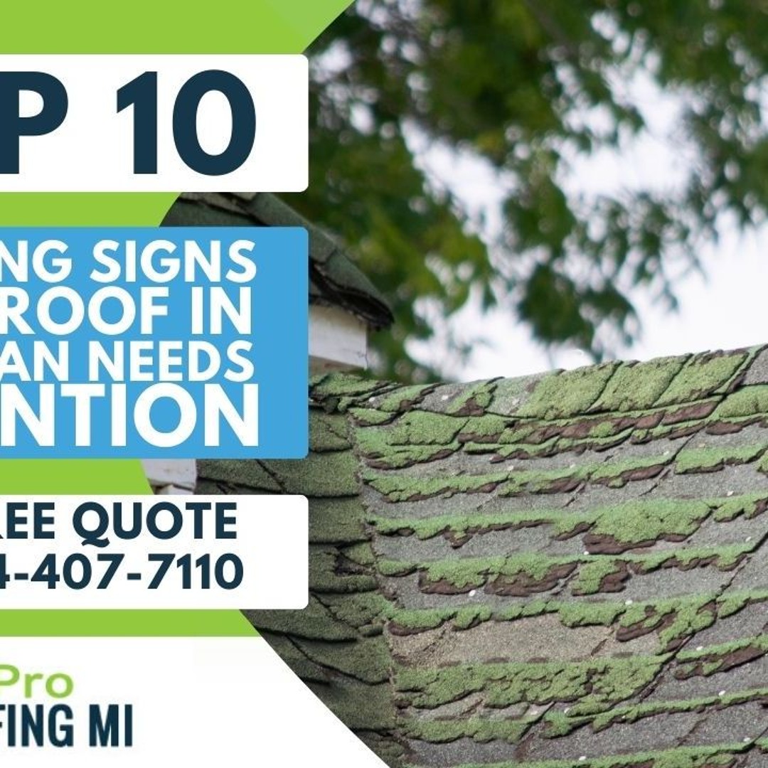 Stream Top 10 Warning Signs Your Roof in Michigan Needs Attention by ...