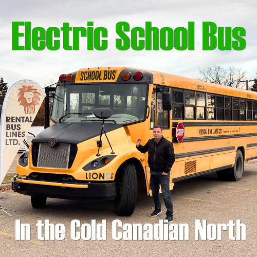 Stream episode 389. Electric School Bus in the Cold Canadian North by ...