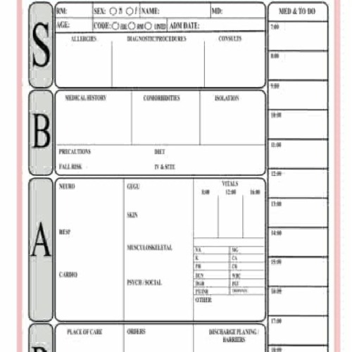SBAR Nursing Report Nurse Brain Sheet Medsurg Report Sheet, 54% OFF SBAR Nursing Report Nurse Brain Sheet Medsurg Report Sheet, 54% OFF