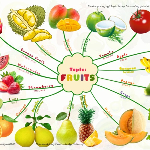 Stream episode [Eng] Topic Fruits - hoccungcon.online by Học cùng con podcast | Listen online ...