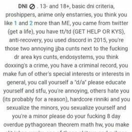 Stream Eminem - Basic DNI Criteria by - | Listen online for free on SoundCloud