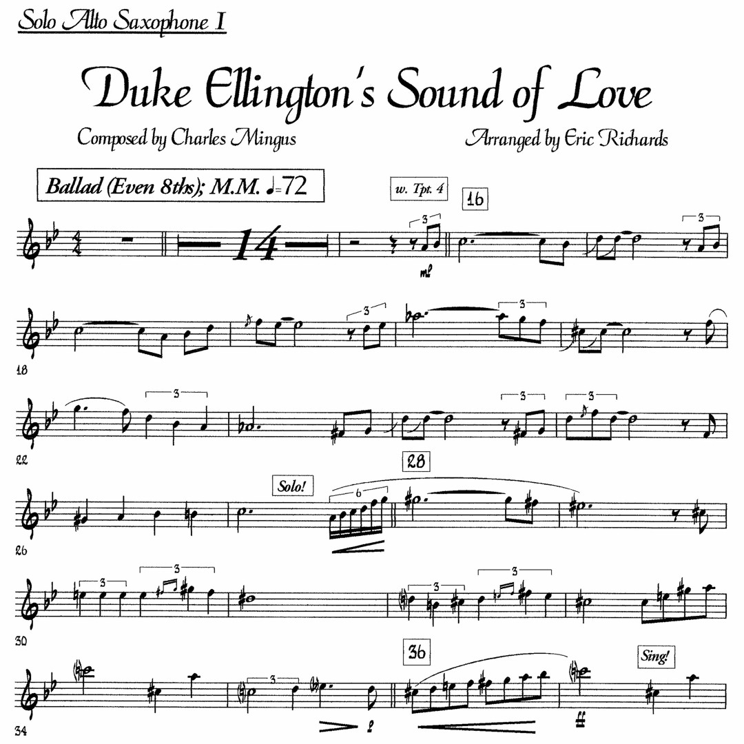 Stream DUKE ELLINGTON'S SOUND OF LOVE (Charles Mingus/arr. Eric ...