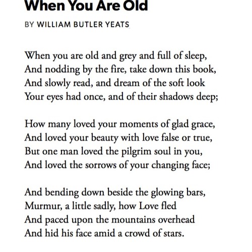 Stream 202 When You Are Old by W B Yeats, read by Beatie Edney by ...
