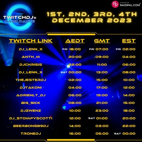 Stream Twitch DJss Hard Dance Raid Train by stompy scotti | Listen ...