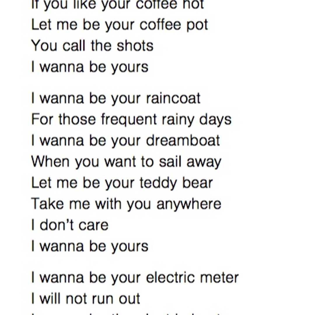 Stream 125 I Wanna Be Yours by John Cooper Clarke by Samuel West # ...