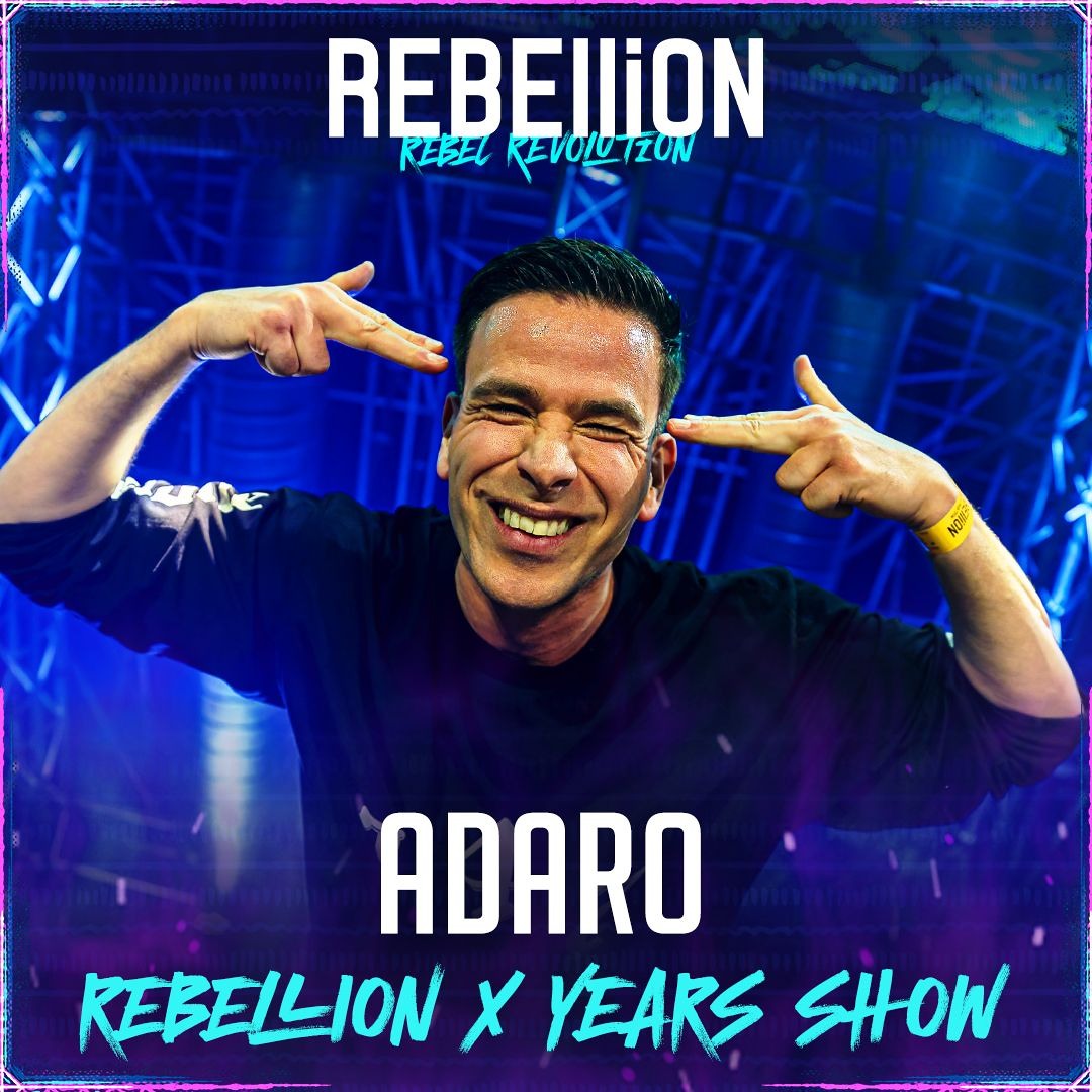 Stream Rebellion X Years Show by Adaro @ REBELLiON Indoor 2024 - REBEL ...