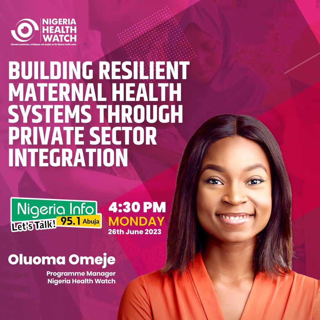 Stream Building Resilient Maternal Health Systems | Nigeria Info Abuja ...