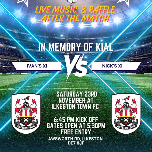 Stream Charity football match in memory of Long Eaton footballer Kial ...