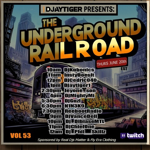 Stream Underground Railroad Live Twitch Set pt. V by DJ Mighty Mi ...
