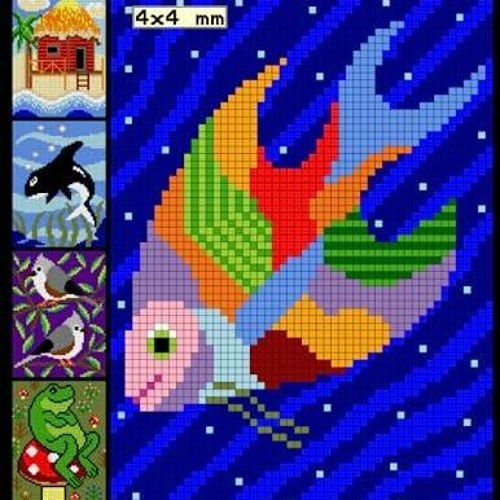 Stream PDF Book Mystery Mosaics Color By Number: Large Print Pixel Art ...