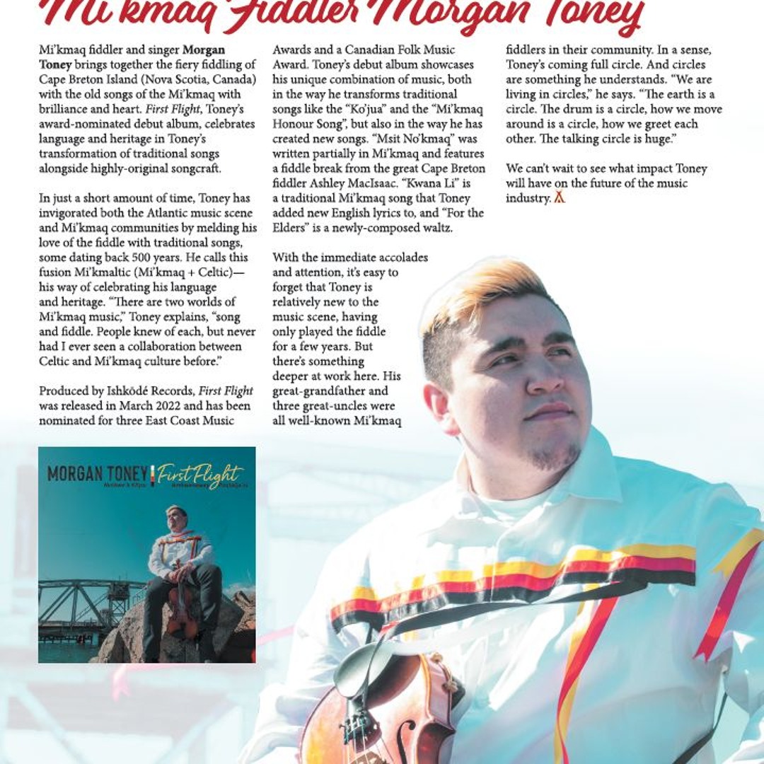 Stream Morgan Toney In Our Spotlight Interview (Fiddle) by Indigenous ...