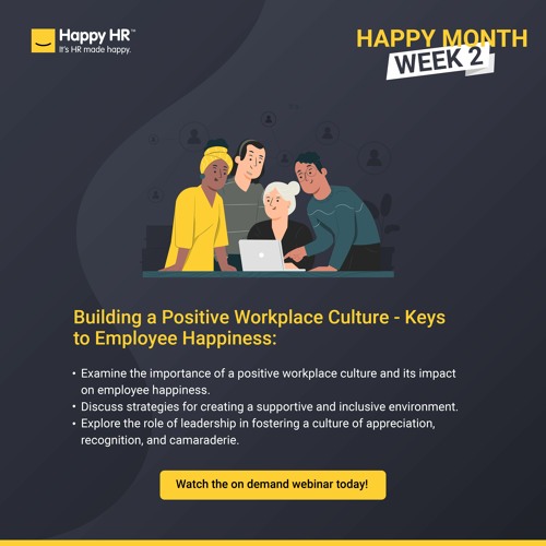 Stream episode Happy month - Week 2 Building a Positive Workplace ...